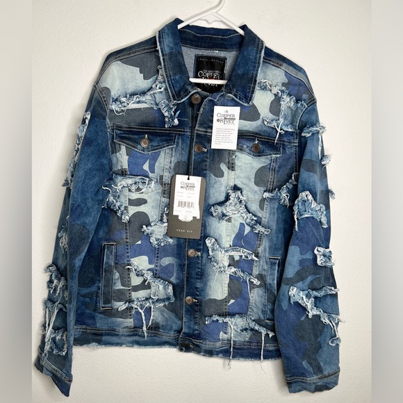 Copper Rivet | Jackets & Coats | Copper Rivet Denim Factory Acid Washed ...